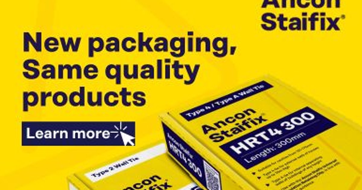 New Ancon Staifix Packaging: Built for strength, designed for clarity | Ancon